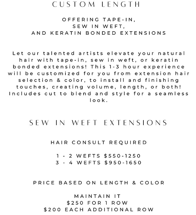 SERVICES | Cleo Salon